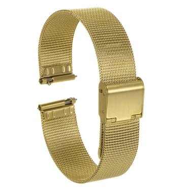 Uxcell Silicone Watch Band 18mm Soft Rubber Watch Strap with Stainless ...