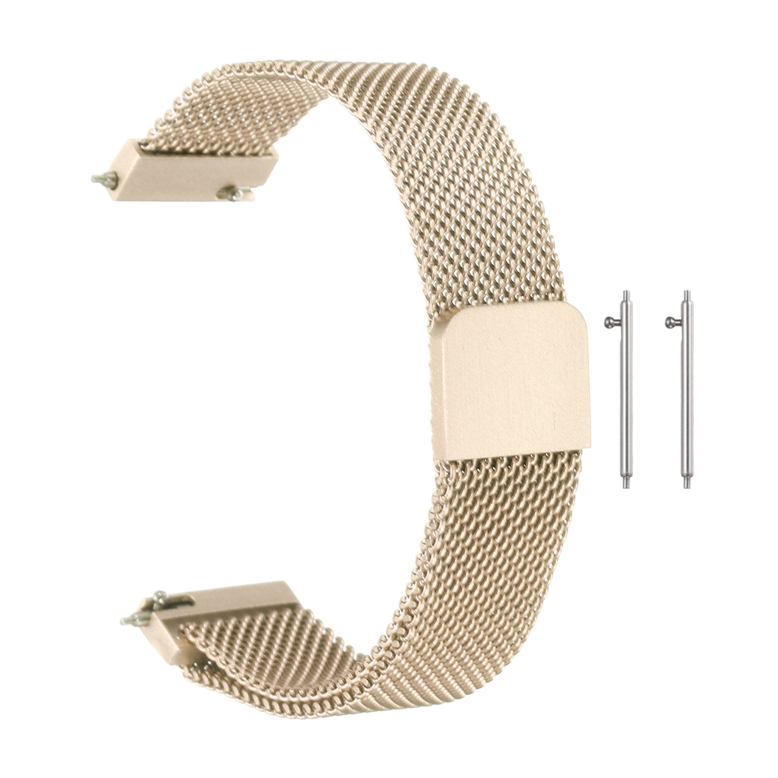 Uxcell Stainless Steel Mesh Watch Band 16mm Quick Release Metal ...