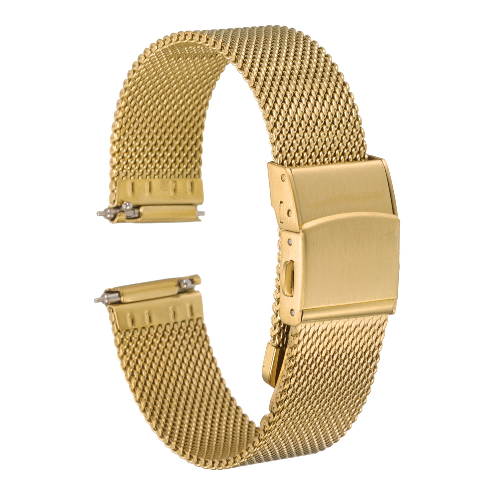 Uxcell Stainless Steel Mesh Watch Band 16mm Quick Release Metal ...