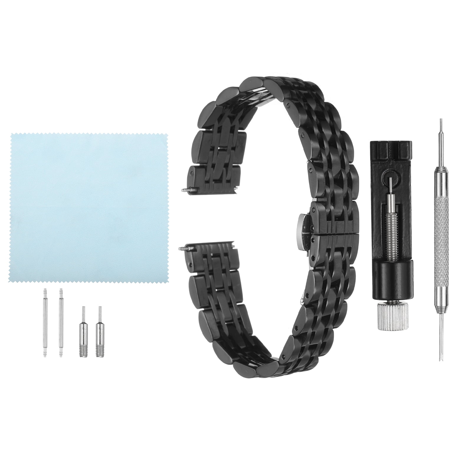 Uxcell Stainless Steel Mesh Watch Band 16mm Quick Release Metal Watch ...