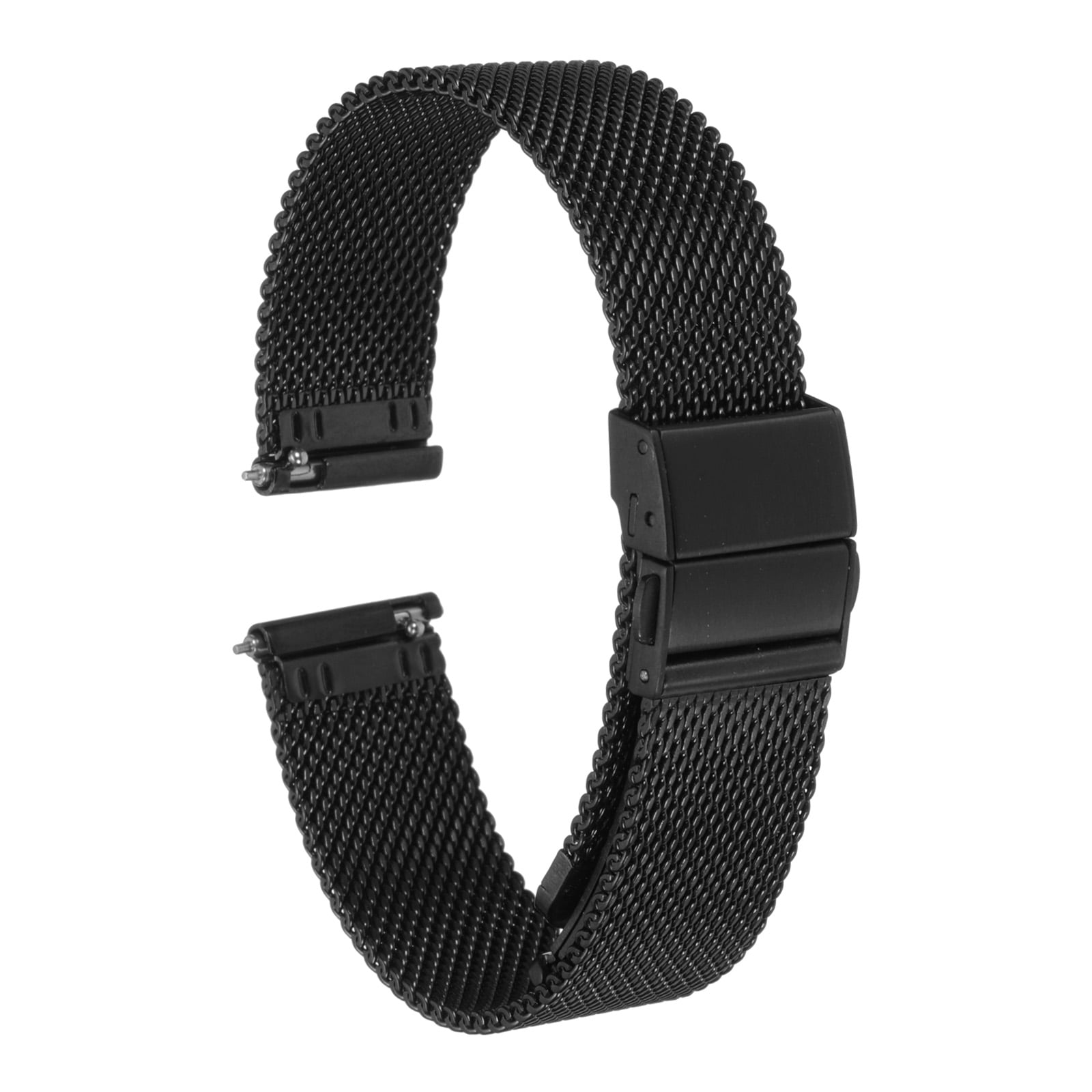 Uxcell Stainless Steel Mesh Watch Band 16mm Quick Release Metal Watch ...