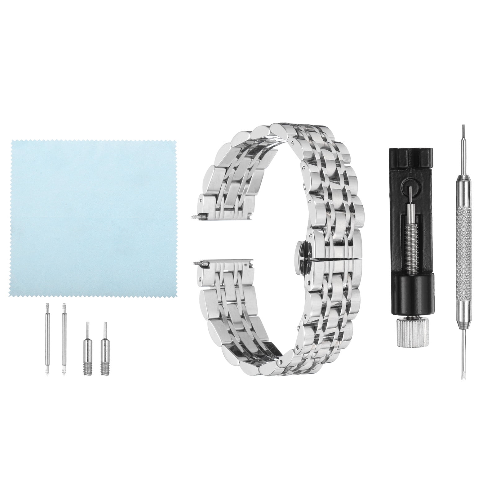 Uxcell Stainless Steel Mesh Watch Band 18mm Quick Release Metal Watch ...