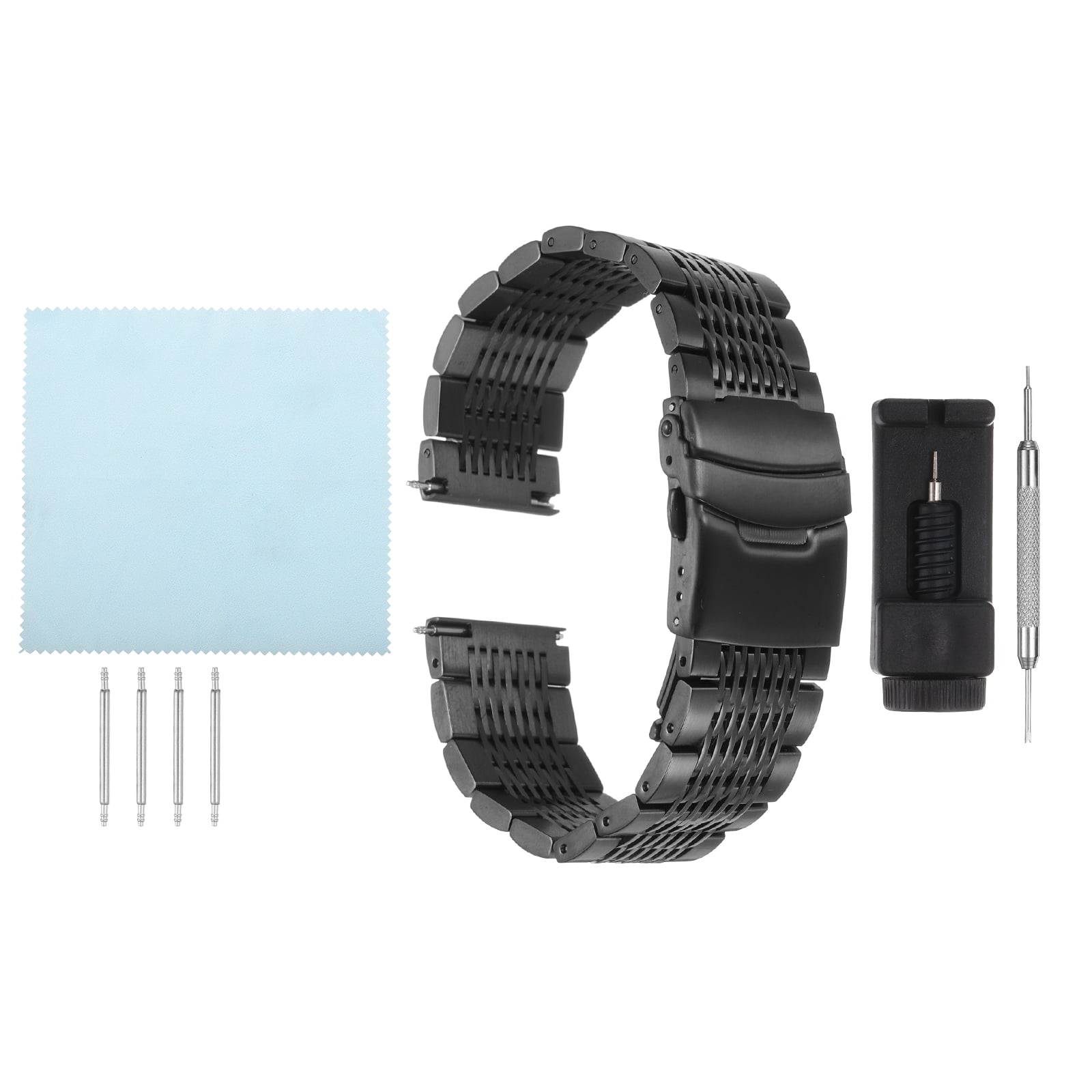 Uxcell Stainless Steel Mesh Watch Band 18mm Quick Release Metal Watch ...