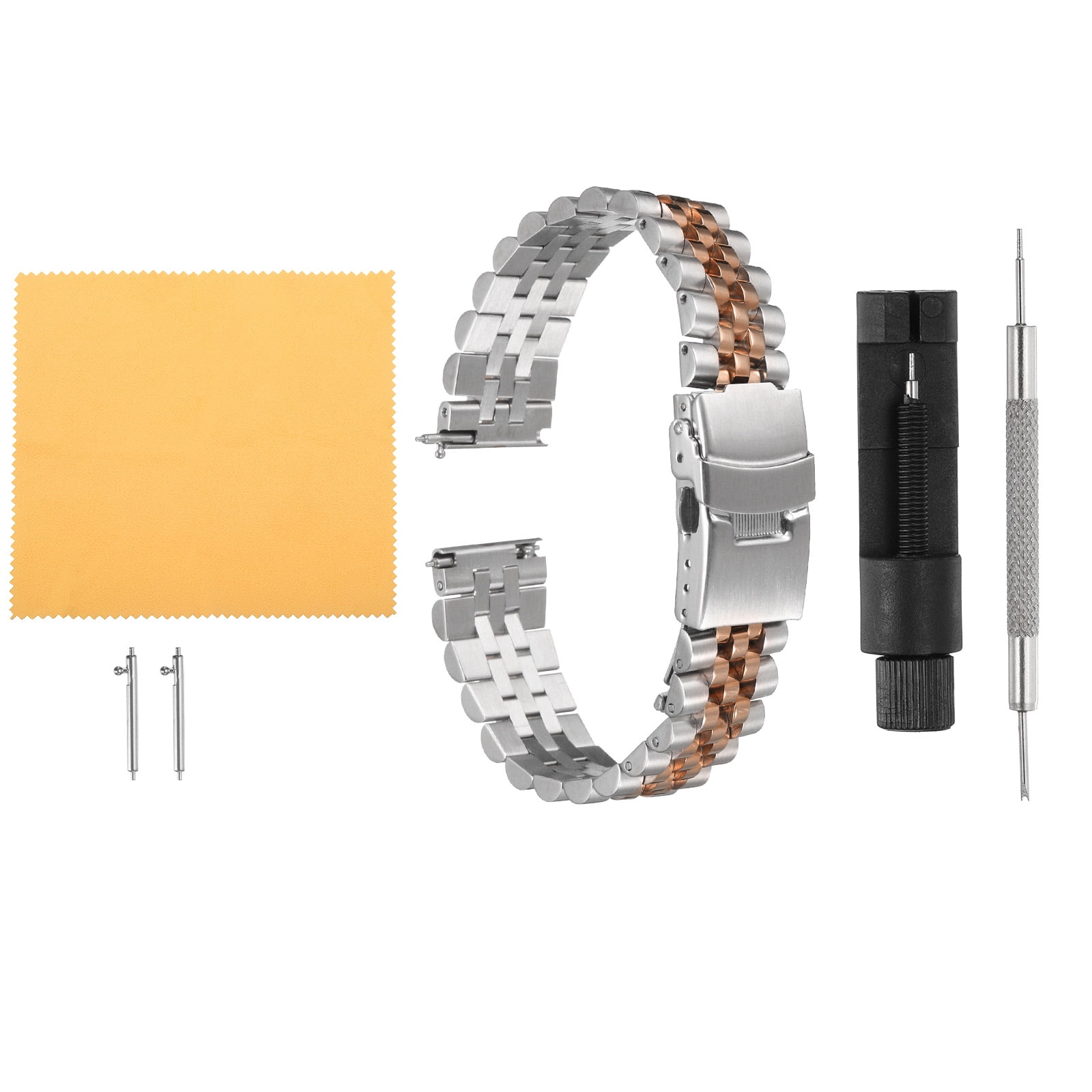 Uxcell Stainless Steel Mesh Watch Band 18mm Quick Release Universal ...