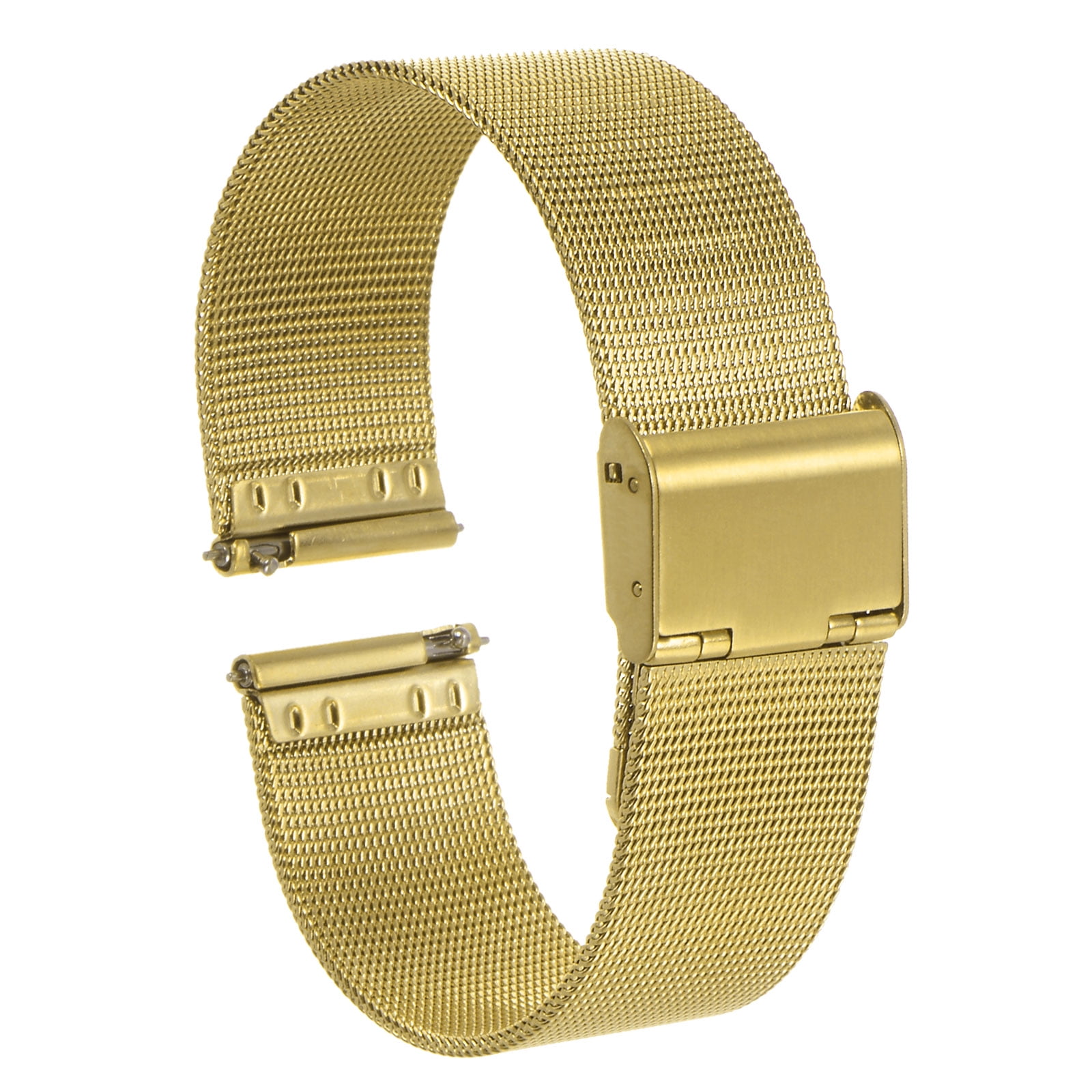 Uxcell Stainless Steel Mesh Watch Band 20mm Quick Release Adjustable ...