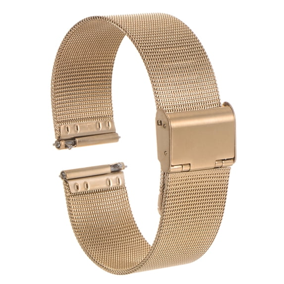 Uxcell Stainless Steel Mesh Watch Band 20mm Quick Release Adjustable ...