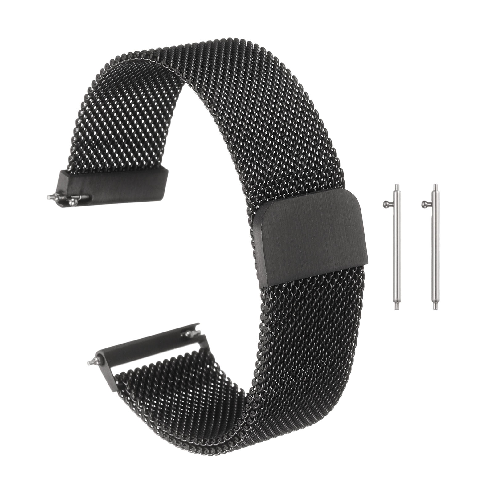 Uxcell Stainless Steel Mesh Watch Band 20mm Quick Release Metal ...
