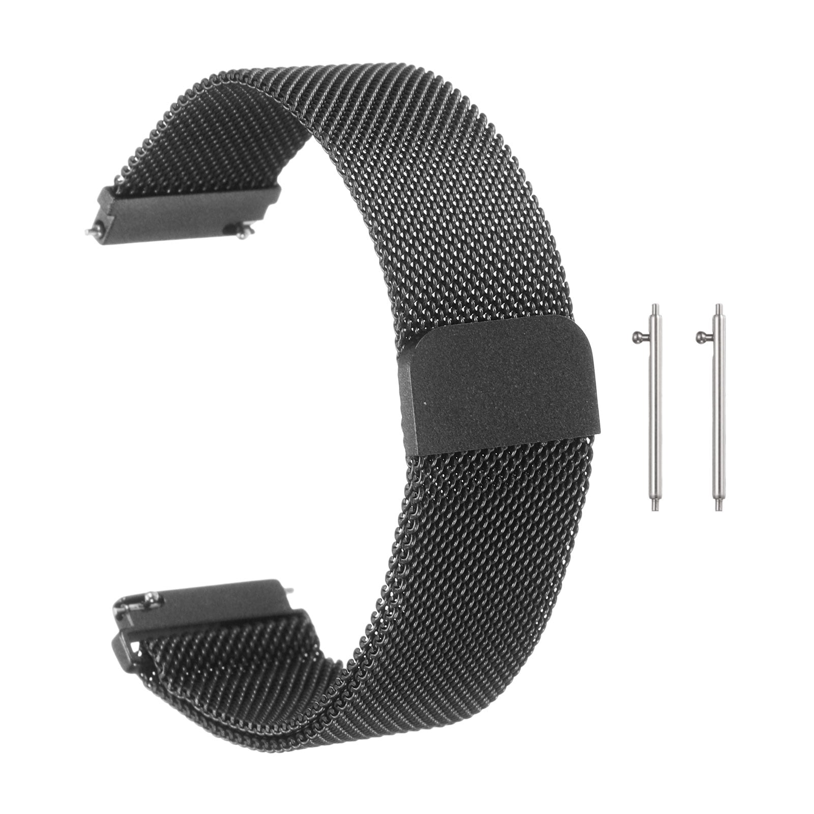 Uxcell Stainless Steel Mesh Watch Band 20mm Quick Release Metal ...