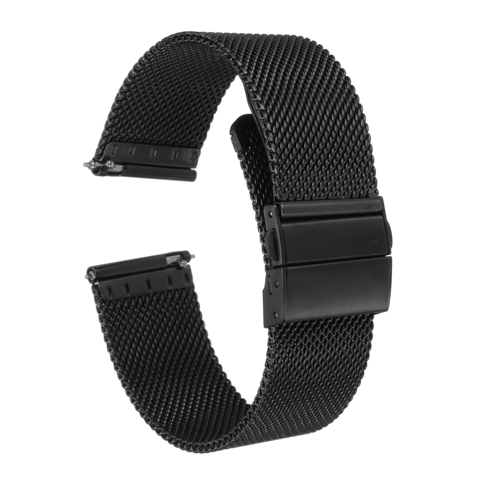 Uxcell Stainless Steel Mesh Watch Band 20mm Quick Release Metal Watch ...