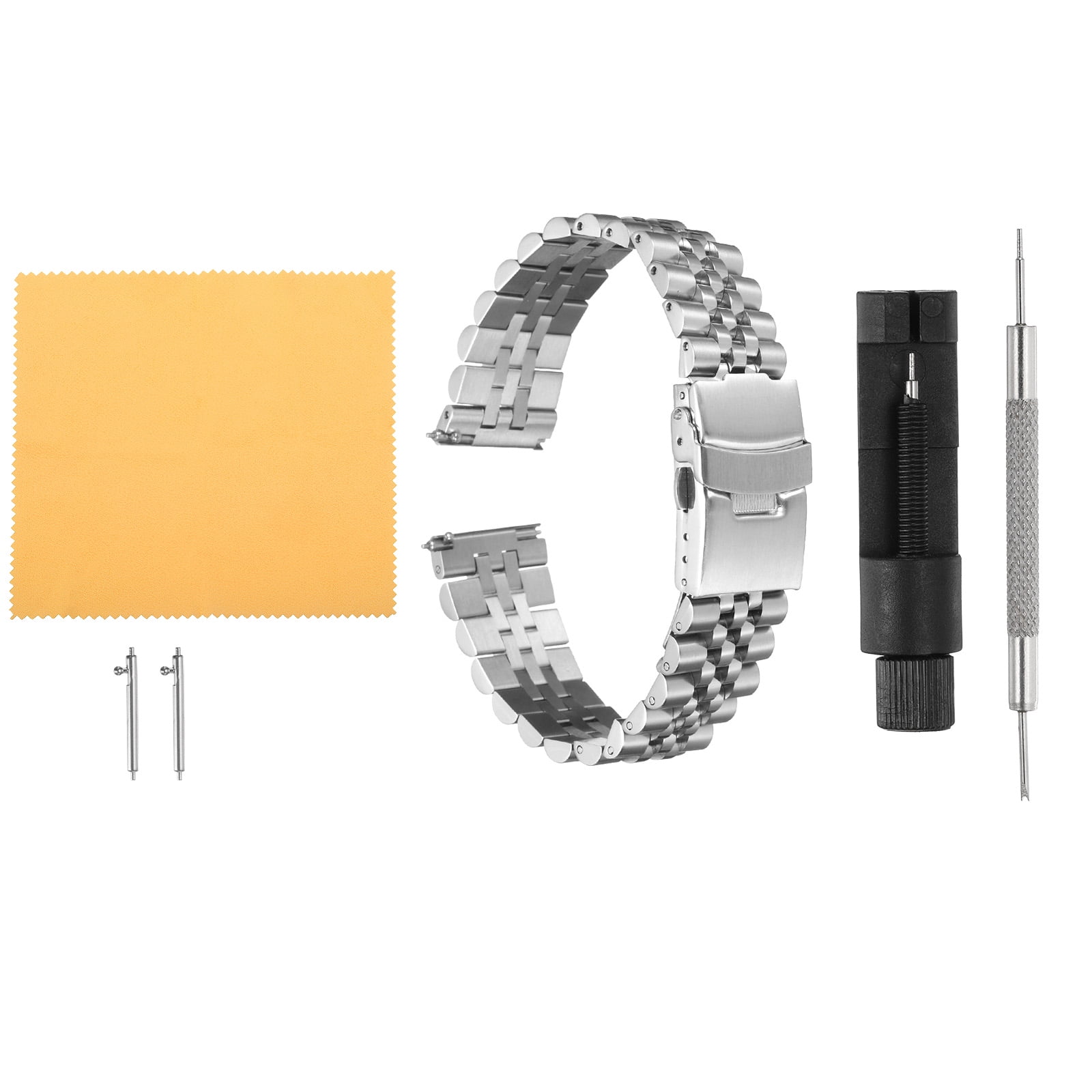 Uxcell Stainless Steel Mesh Watch Band 20mm Quick Release Universal ...