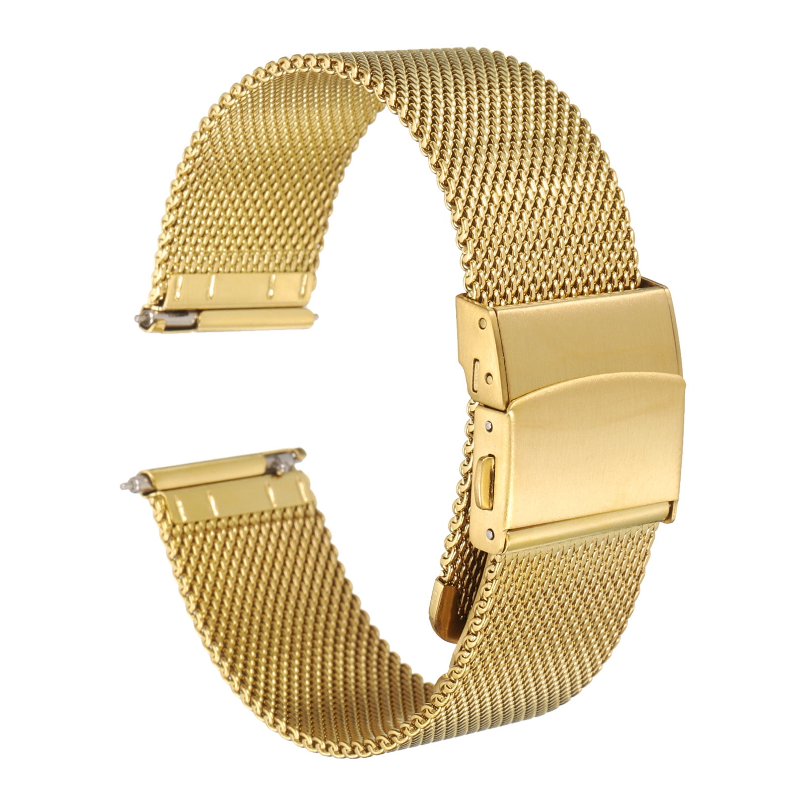 Uxcell Stainless Steel Mesh Watch Band 20mm Width 1.8mm Thick Quick ...