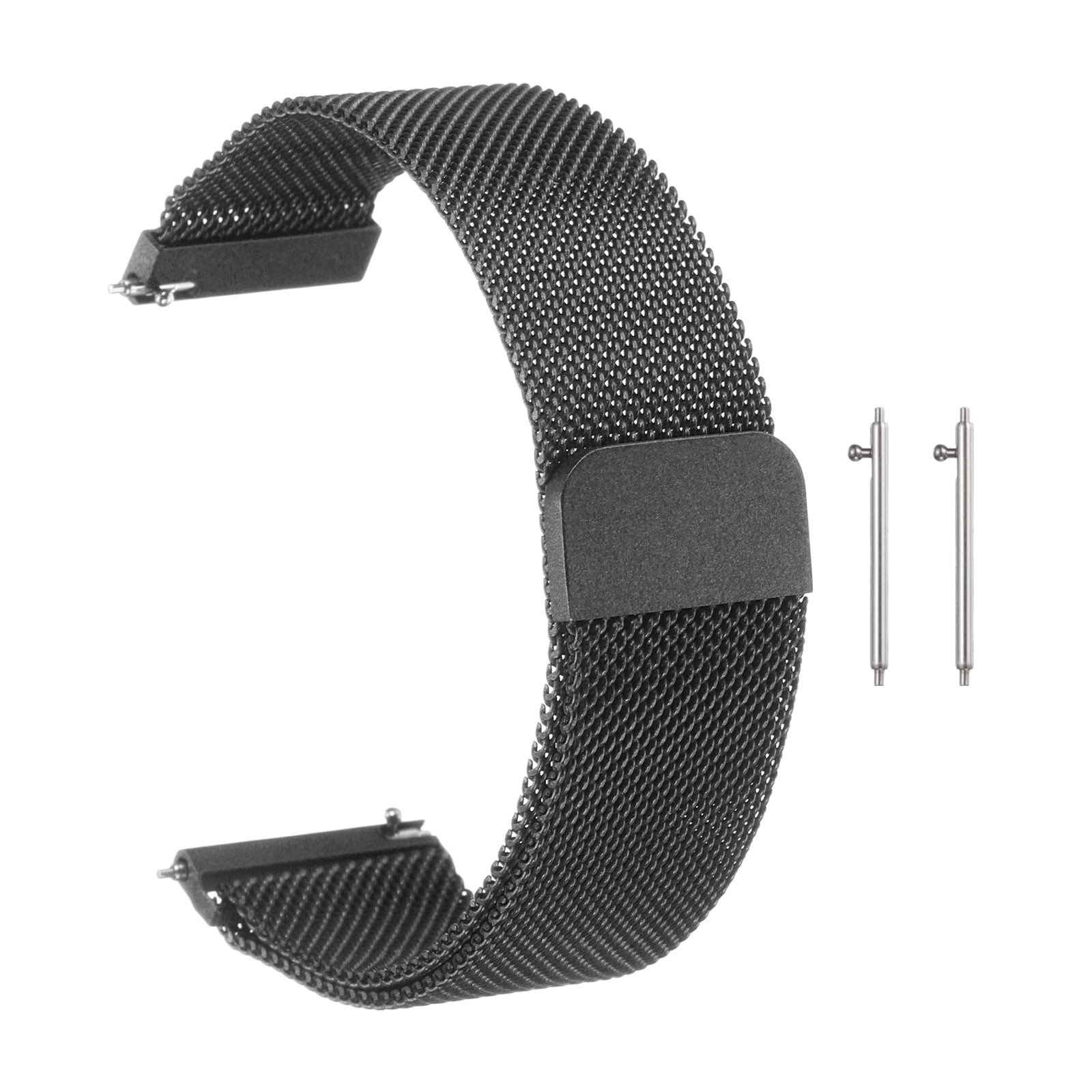 Uxcell Stainless Steel Mesh Watch Band 22mm Quick Release Metal ...