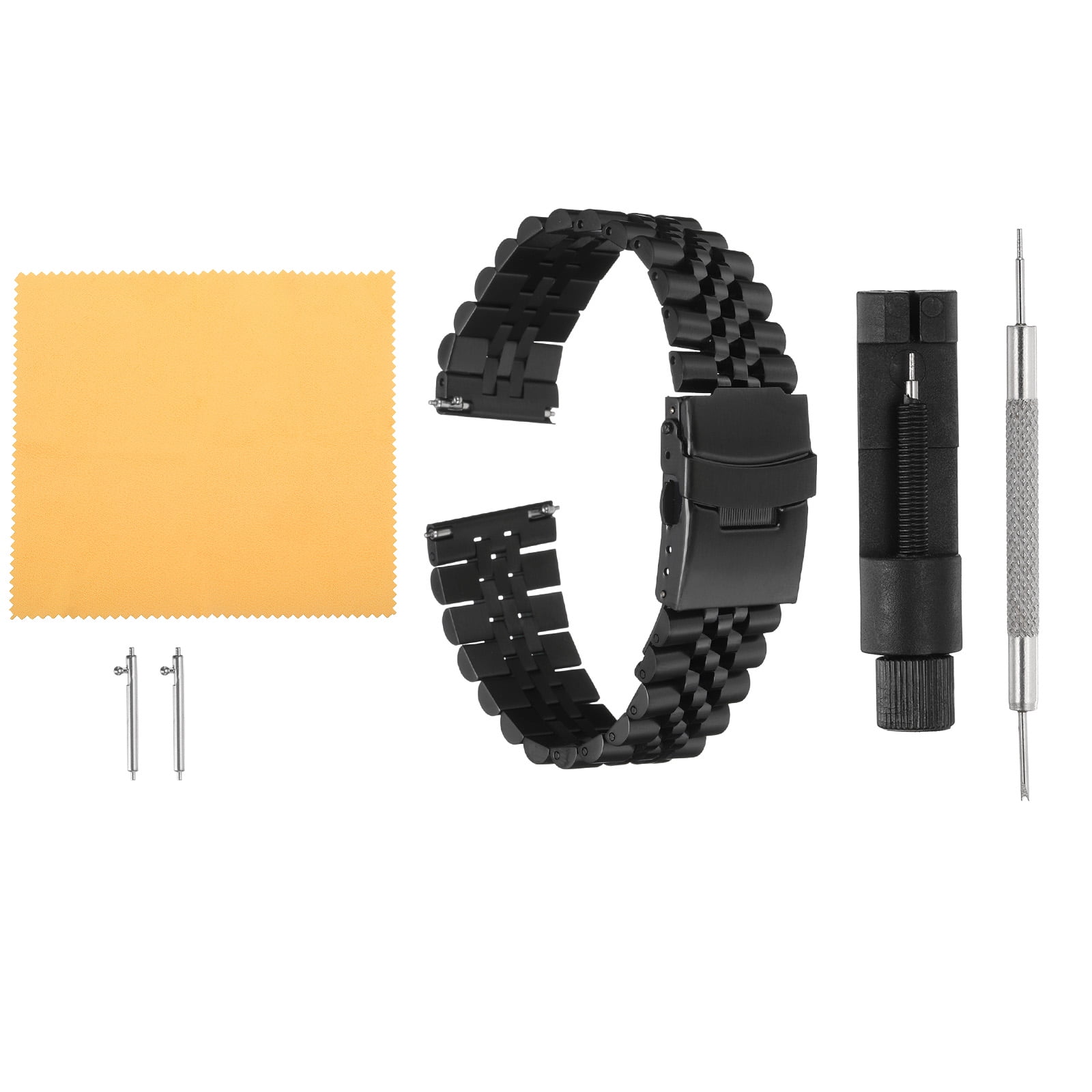 Uxcell Stainless Steel Mesh Watch Band 22mm Quick Release Universal ...