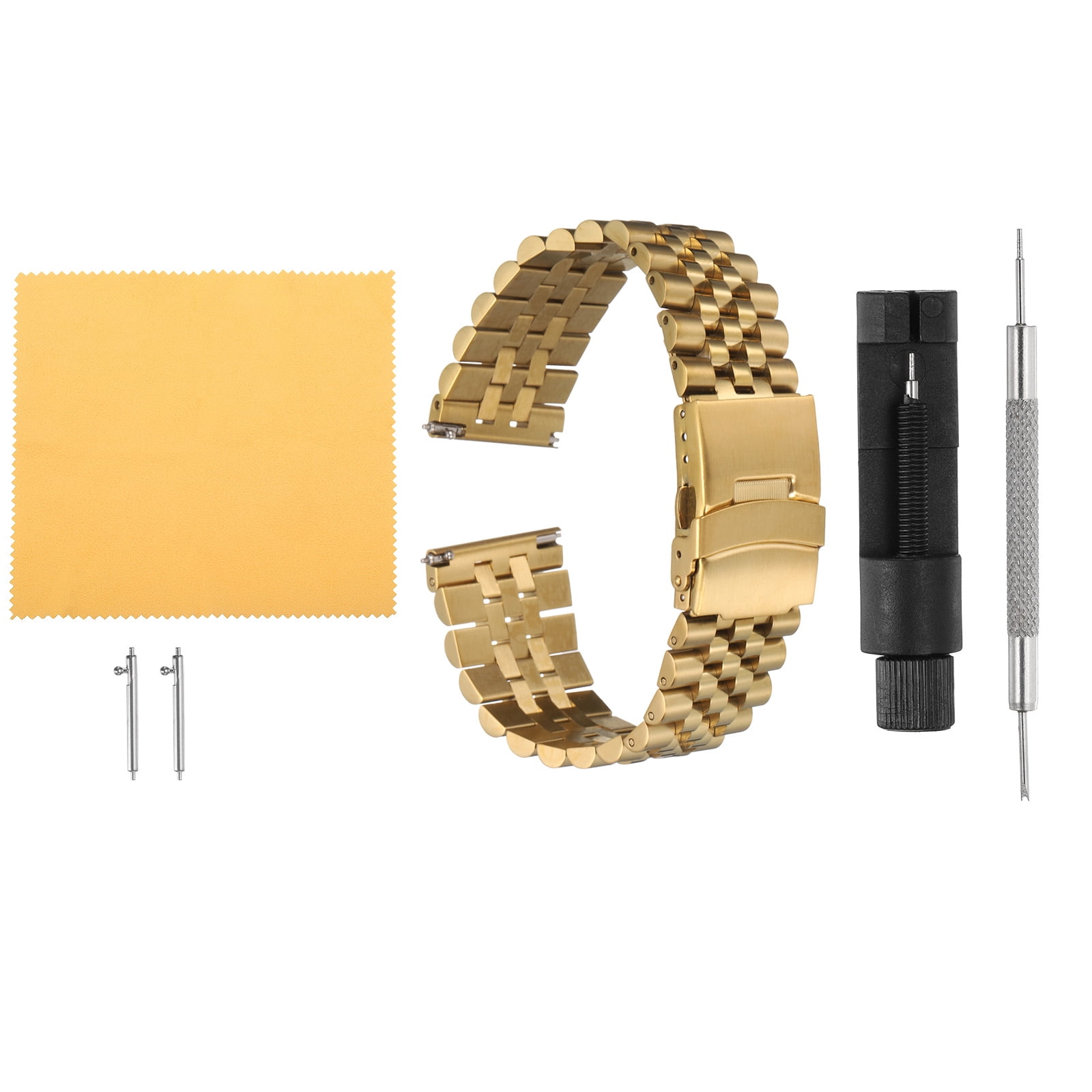 Uxcell Stainless Steel Mesh Watch Band 24mm Quick Release Universal ...