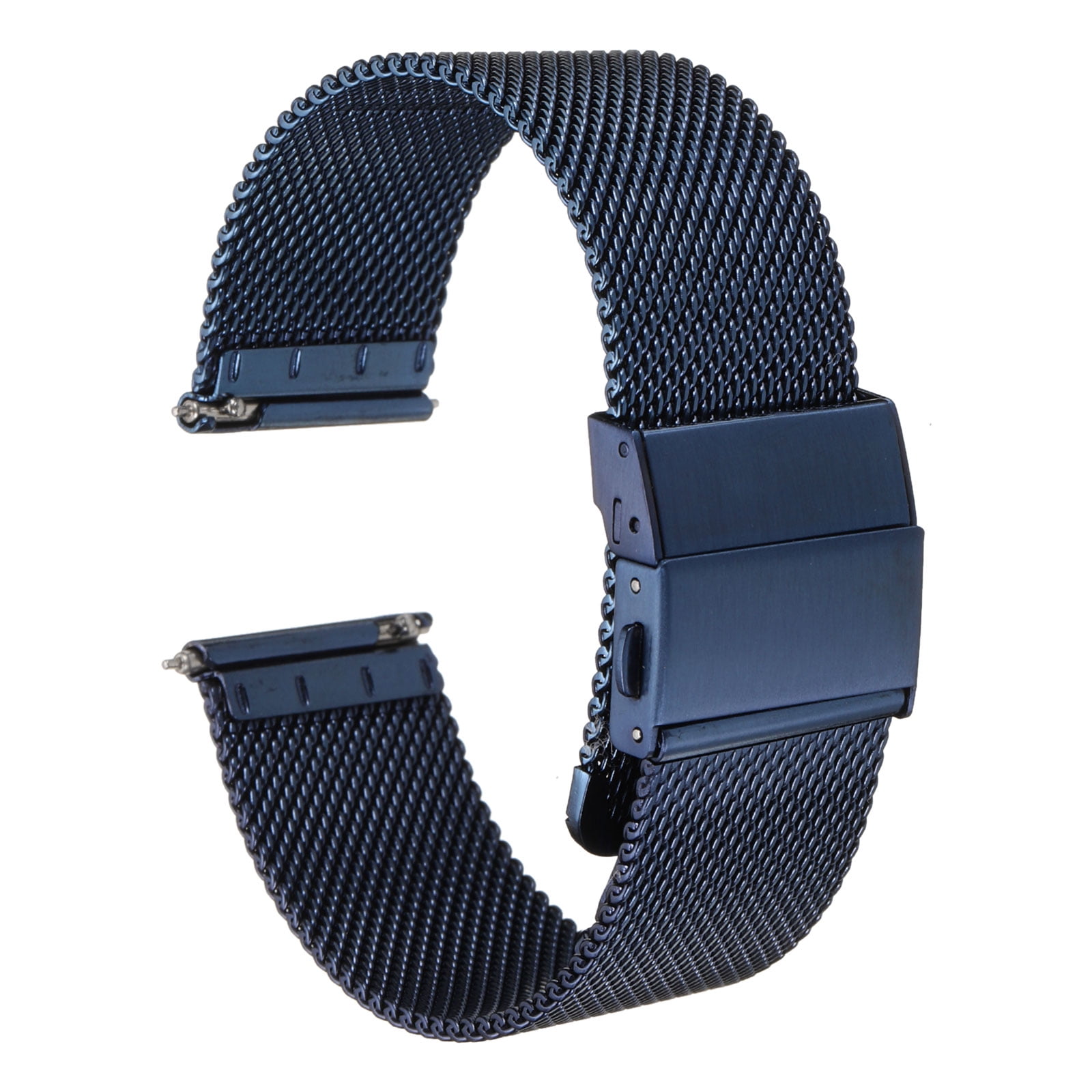 Uxcell Stainless Steel Mesh Watch Band Quick Release Metal Watch Strap ...