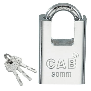 ToolUSA 40mm Long Shank Padlock | Hardened Steel Shackle | Ideal for ...