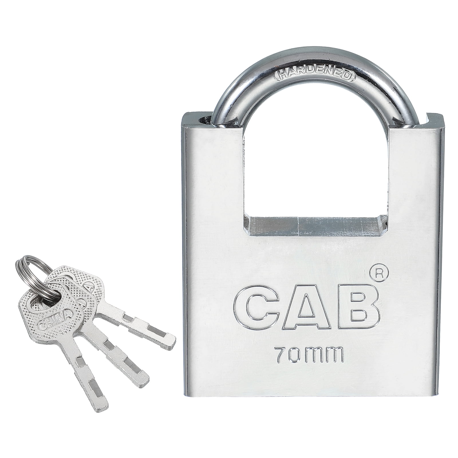 Uxcell Stainless Steel Padlocks, High-Security Padlock Keyed Different ...