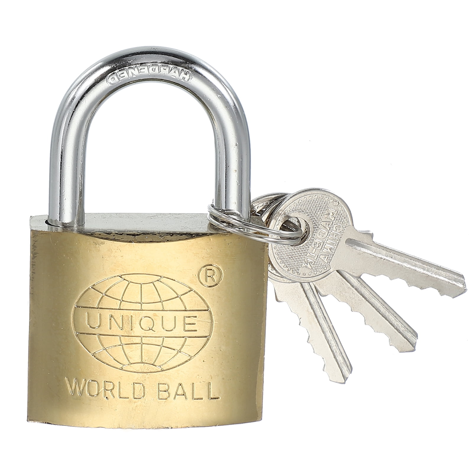 Uxcell Stainless Steel Padlocks Keyed Different Long Shackle Lock ...