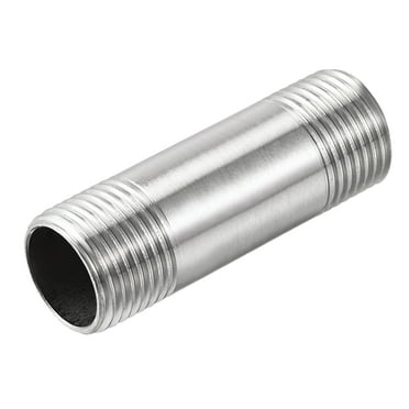 Uxcell 1/8PT Female to M10 Male Thread 50mm Iron Extension Hex Pipe ...