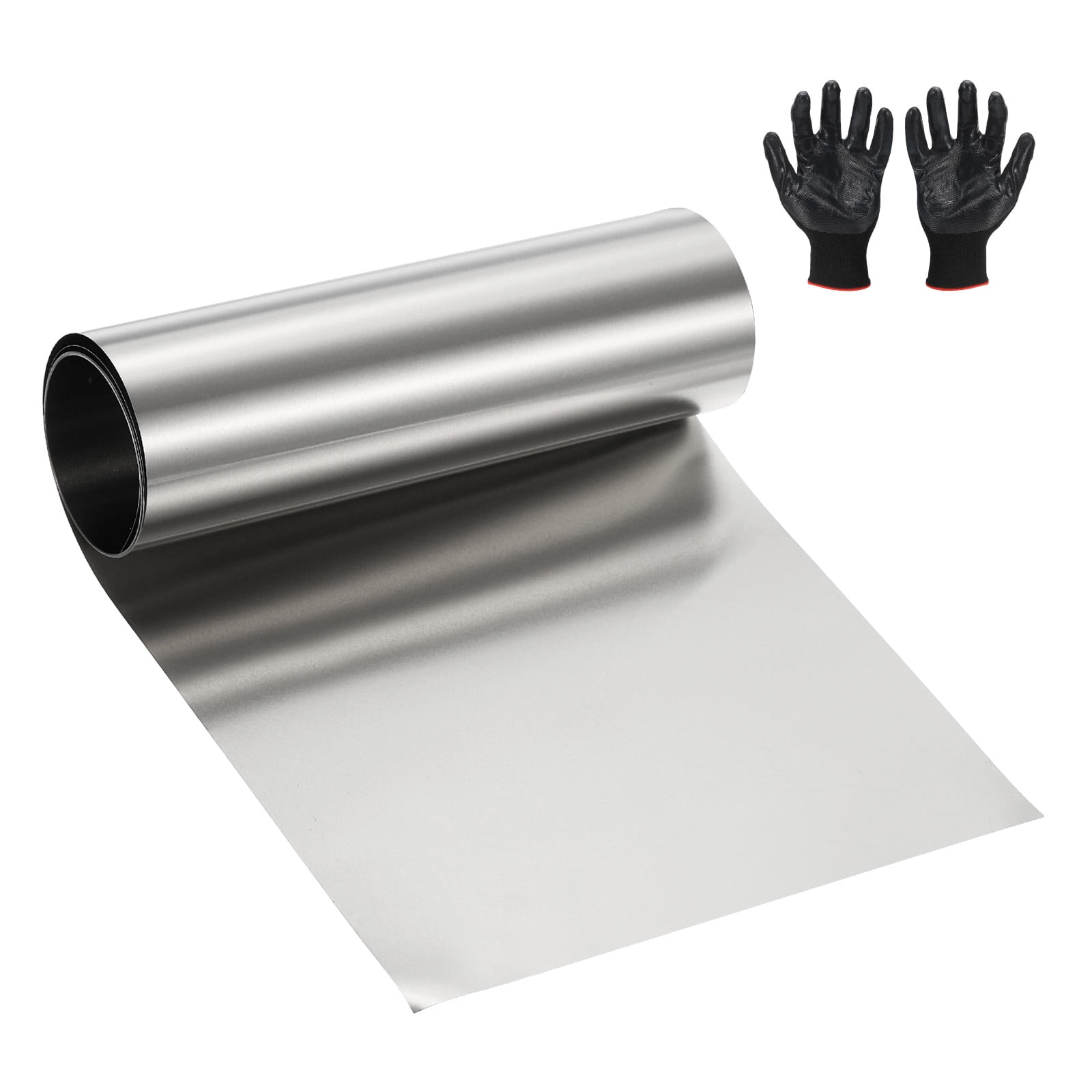 Uxcell Stainless Steel Roll Metal Flashing Foil Plate, 0.06 x 100 x ...