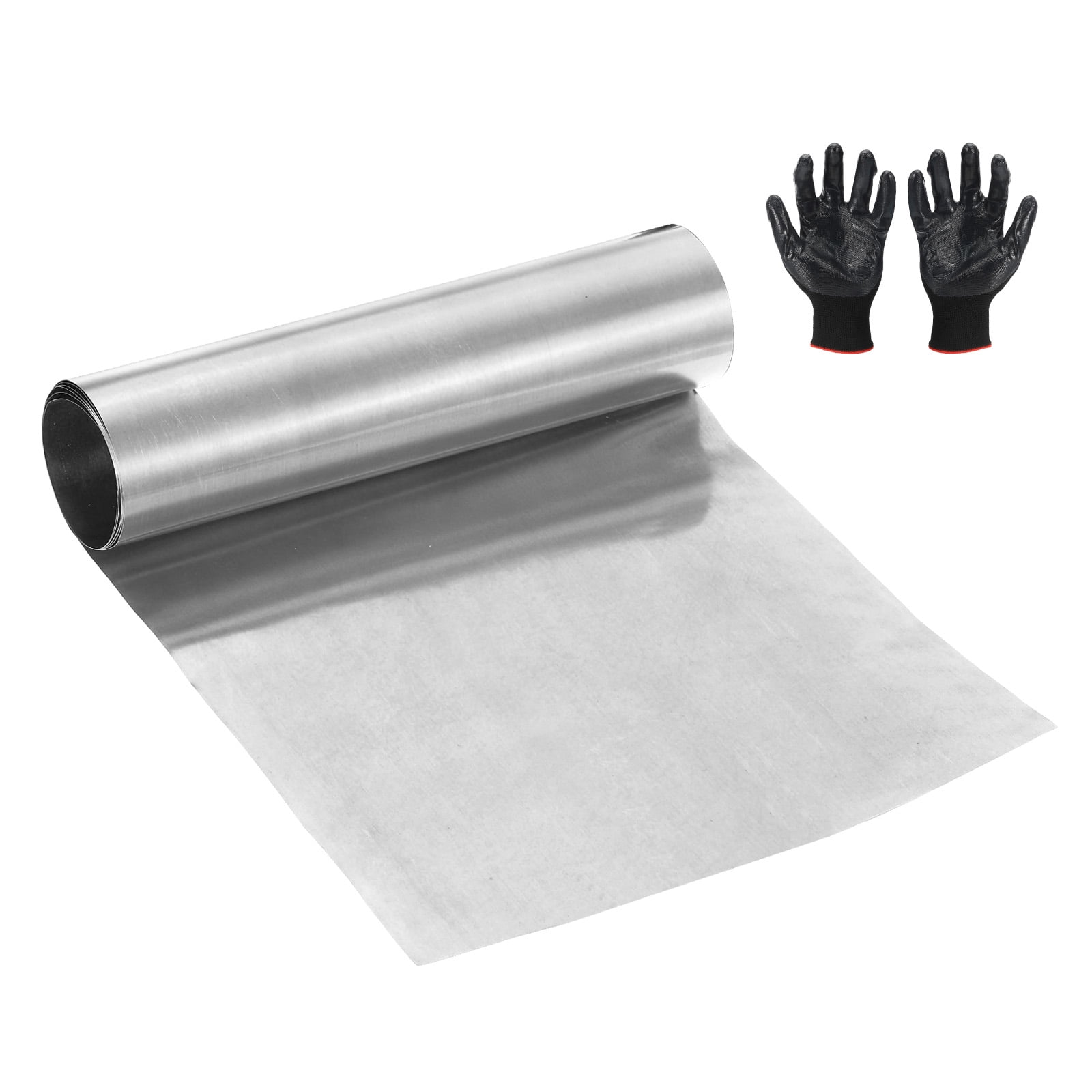 Uxcell Stainless Steel Roll Metal Flashing Foil Plate, 0.1 x 200 x ...