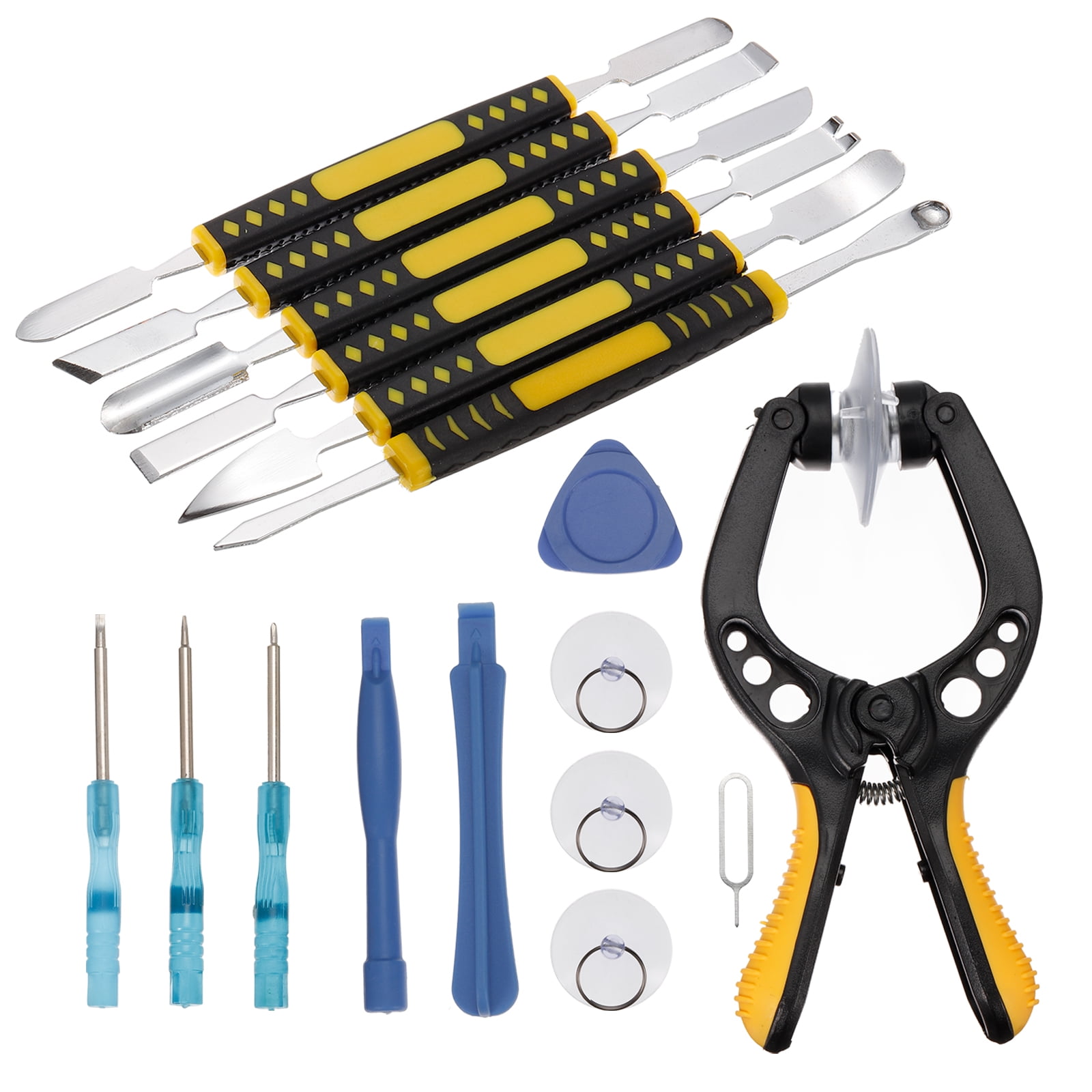 Uxcell Stainless Steel Tools Repair Kit for Screen Glue Removal 17in1 ...