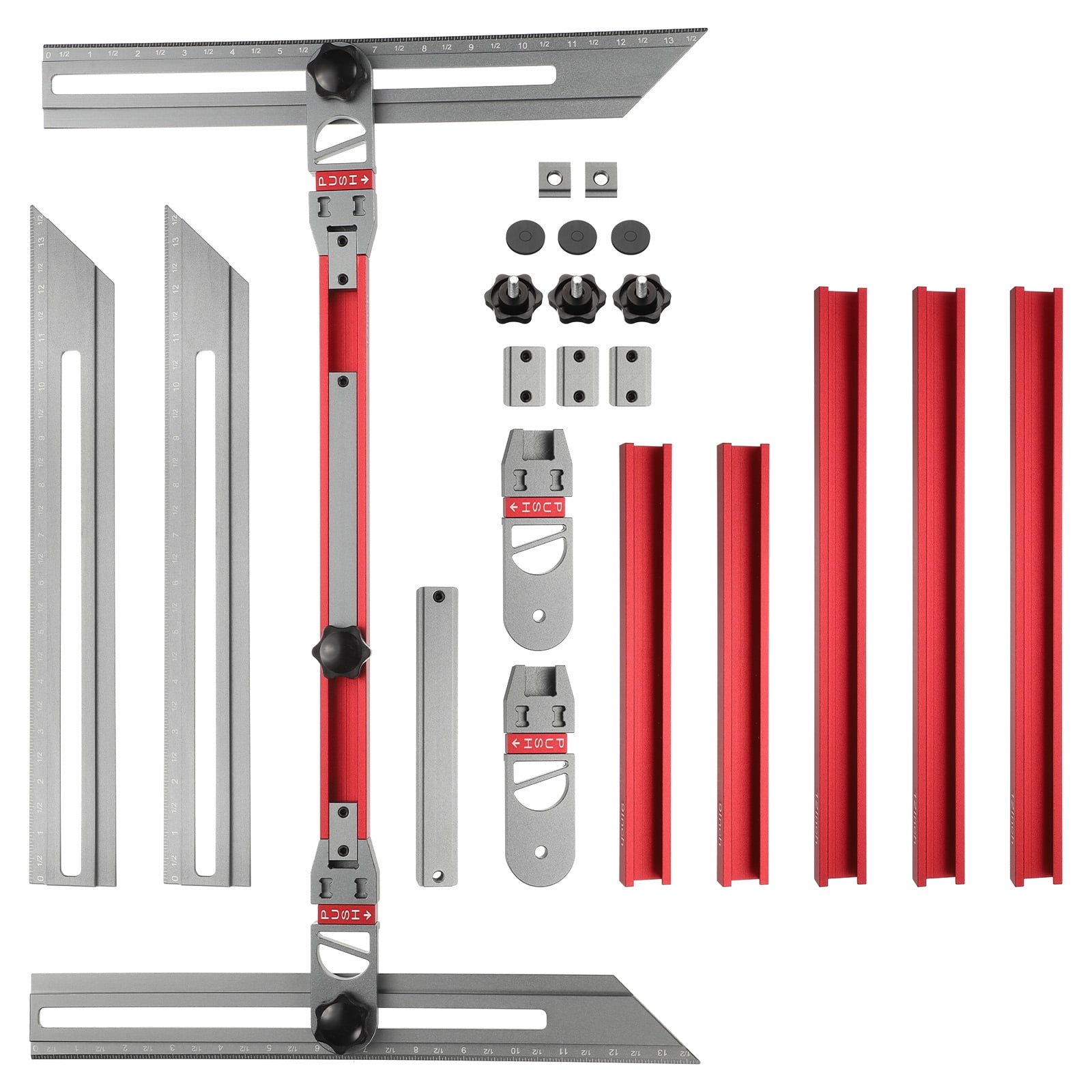 Uxcell Stair Tread Template Tool 8"-60" Adjustable Length Stair Gauge ...