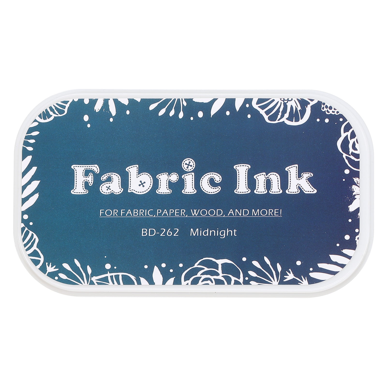 Uxcell Stamp Ink Pad, 2.2x3.7 Inch Midnight Blue Washable Craft Finger ...