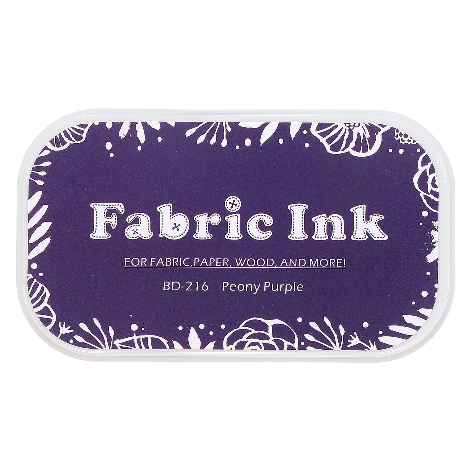 Uxcell Stamp Ink Pad, 2.2x3.7 Inch Purple Washable Craft Finger Stamps ...