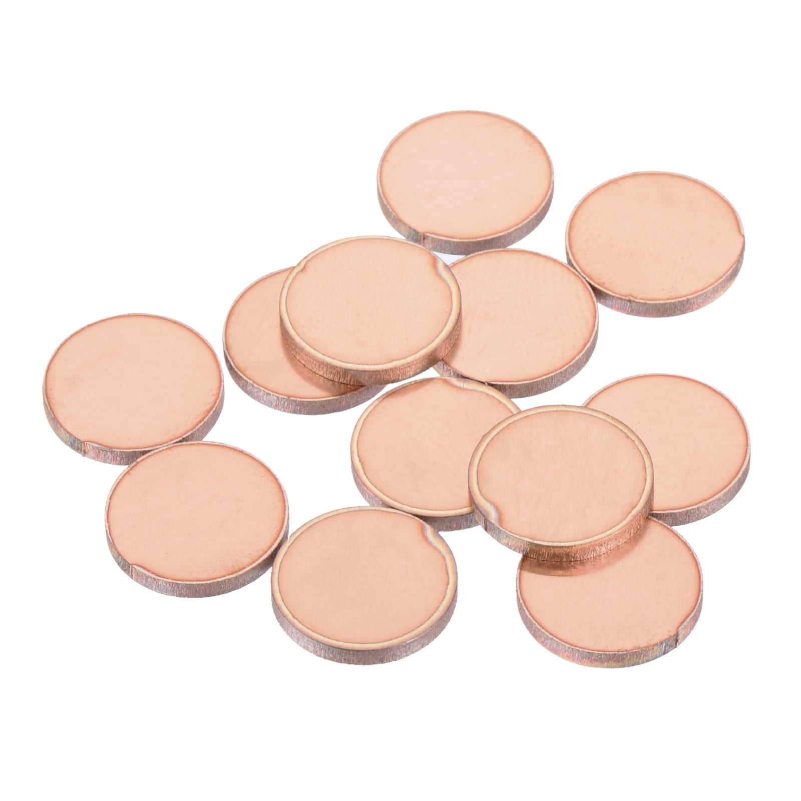 Uxcell Stamping Blank Brass Round DIY Tags Copper, 10mm/0.4 inch for ...