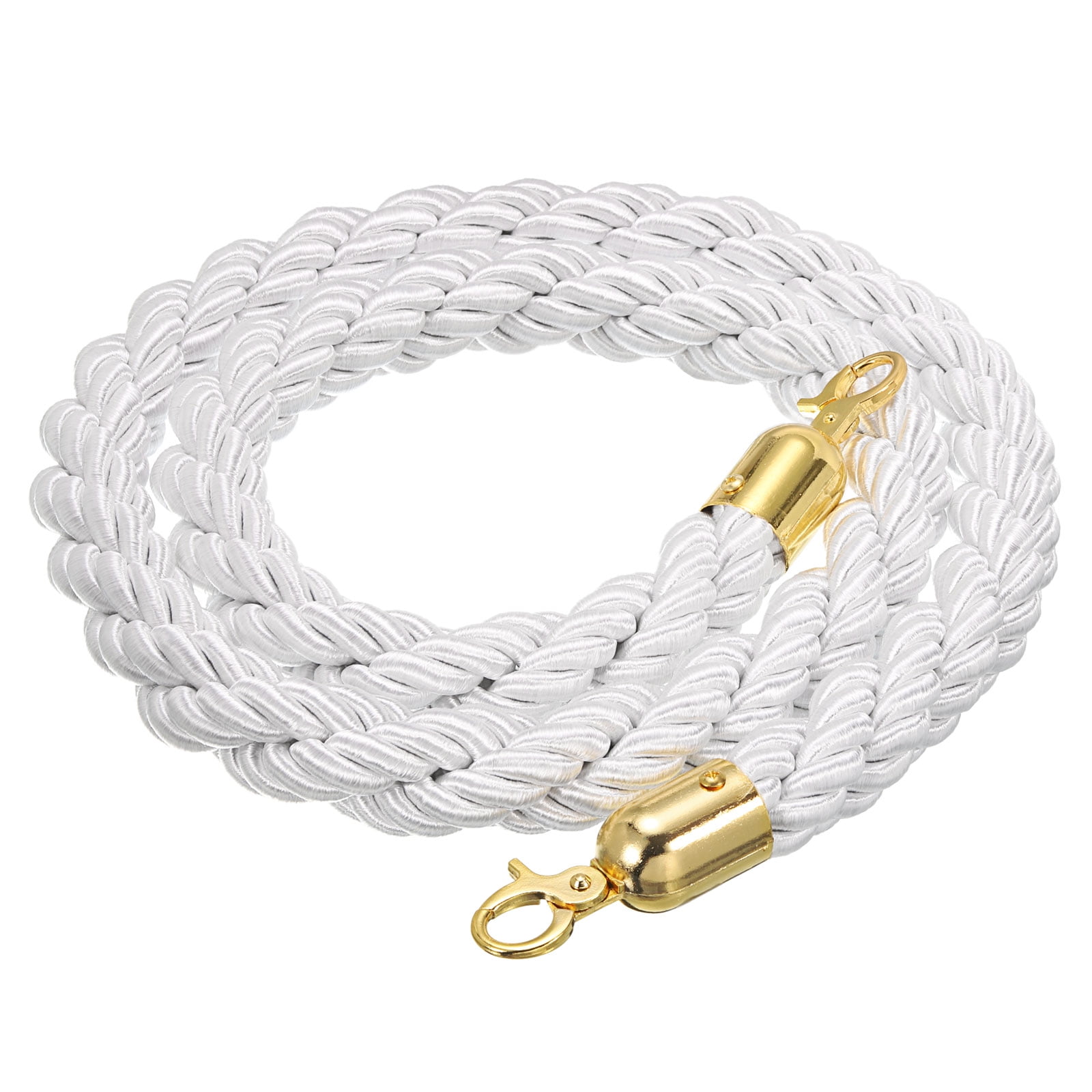 Uxcell Stanchion Rope, 1.5m/5Ft Barrier Rope Twisted Post Ropes with ...