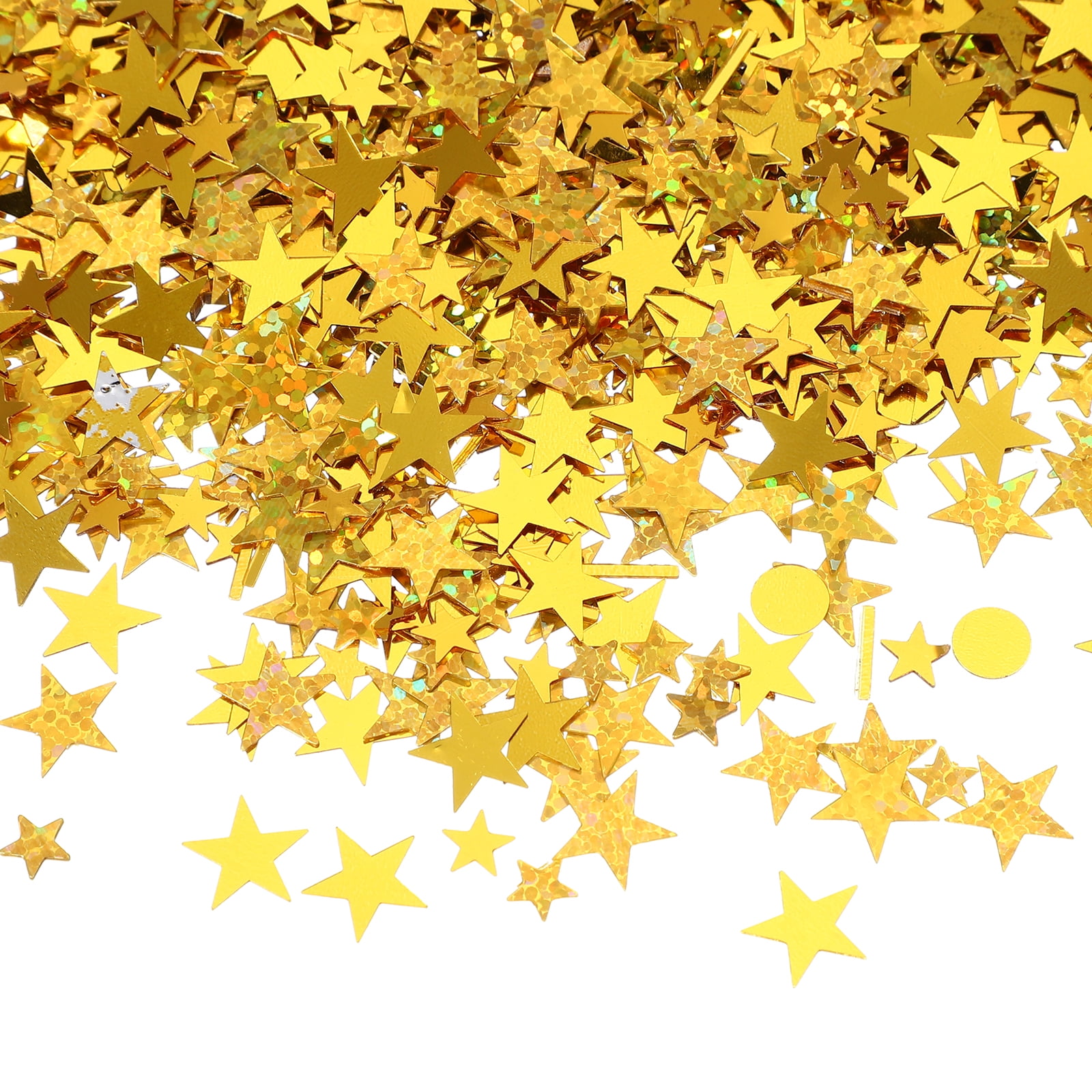 Star Confetti, 0.2/0.4 Inch Glitter Star Table Confetti Twinkle ...