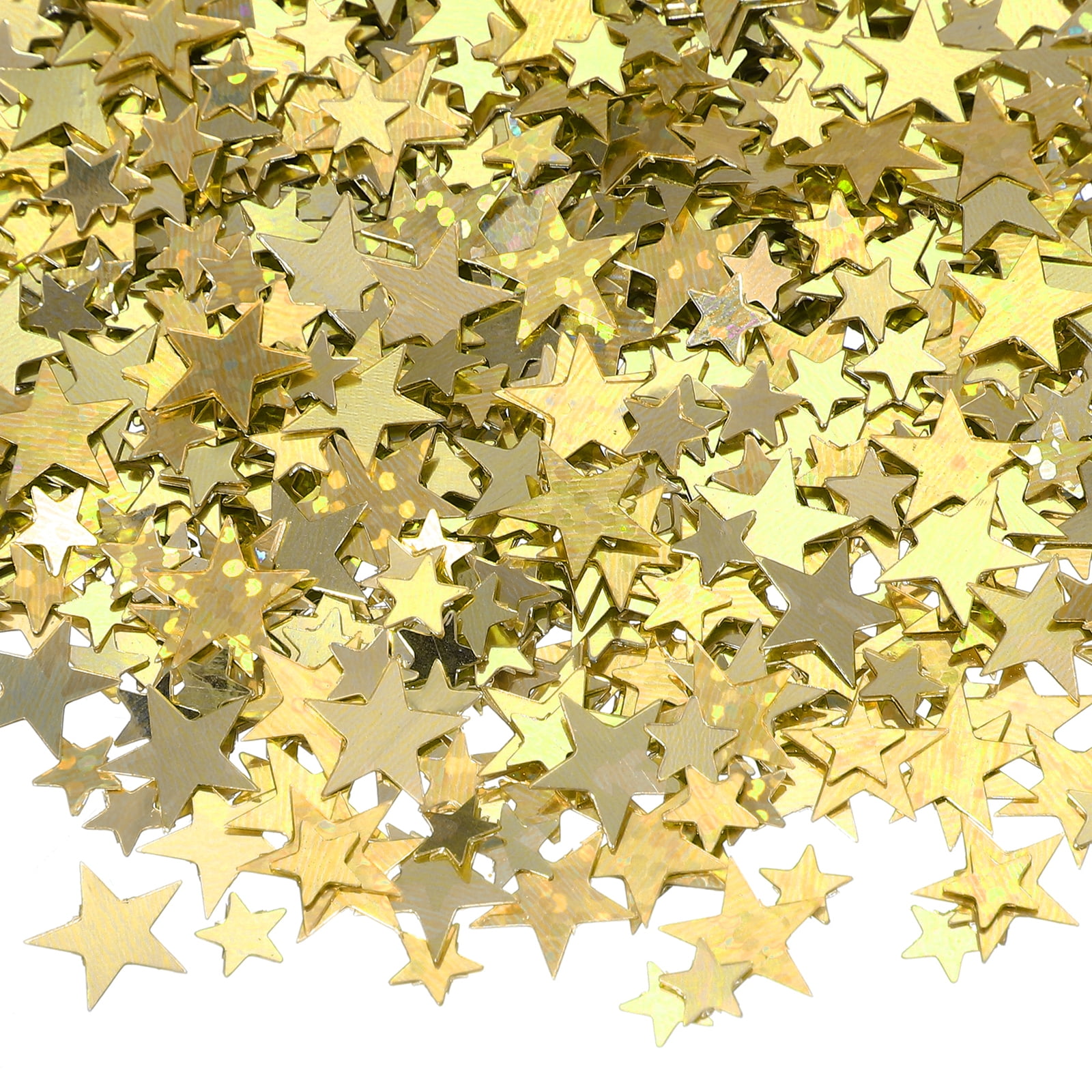 Uxcell Star Confetti, Glitter Star Table Confetti Twinkle Metallic Foil ...