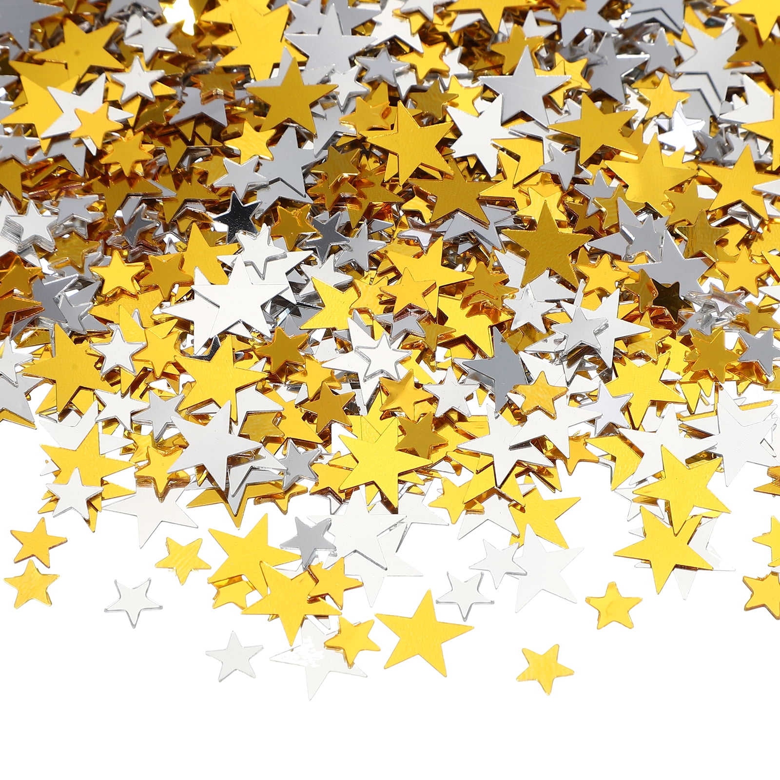 Uxcell Star Confetti, Glitter Star Table Confetti Twinkle Metallic Foil ...