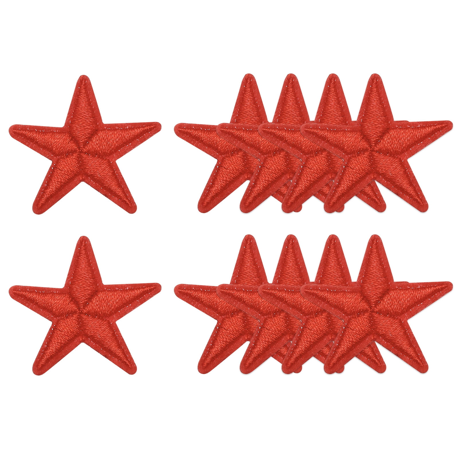 Uxcell Star Iron-on Patches Embroidered Sew Star Patch Appliques Repair ...
