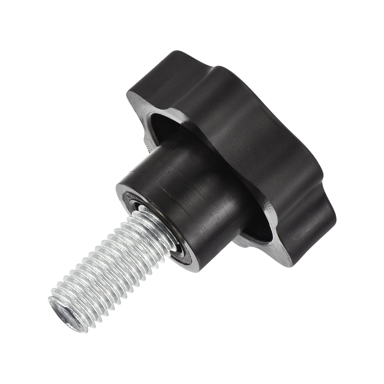 Uxcell Star Knobs, M12x25mm Plastic Hex Shaped Clamping Handle Screw Knobs, Hand Tightening Star ...