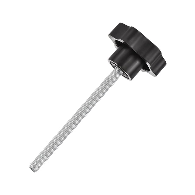 Uxcell Star Knobs, M8x100mm Plastic Hex Shaped Clamping Handle Screw ...