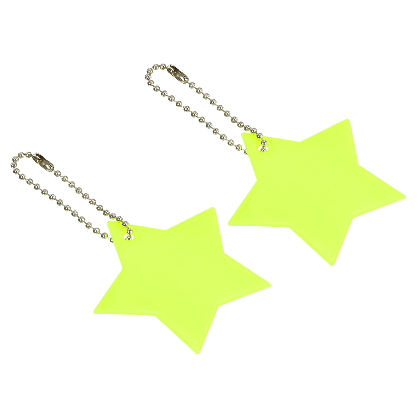 Uxcell Star Safety Reflector Pendant Reflective Chain, Fluorescent ...