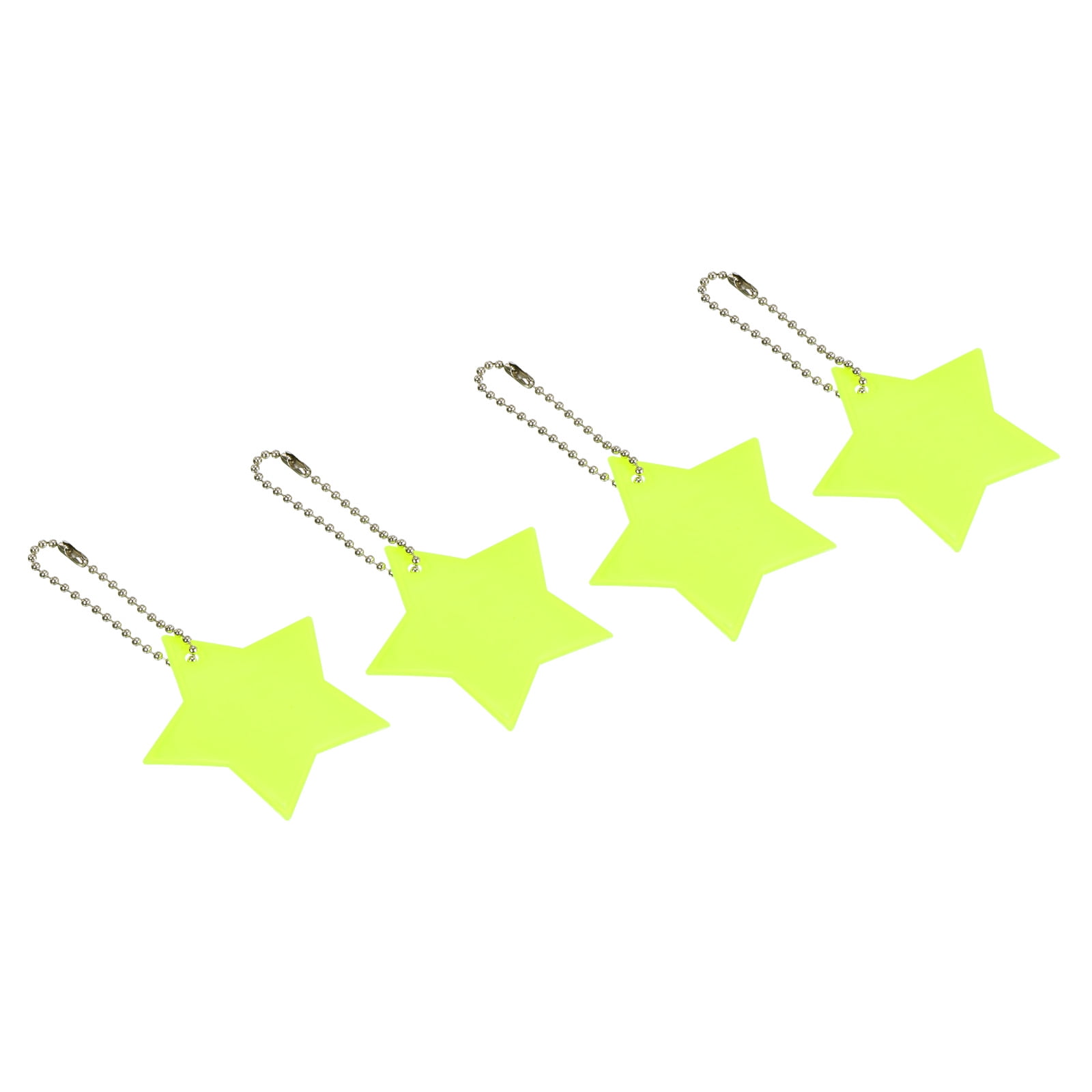 Uxcell Star Safety Reflector Pendant Reflective Chain, Fluorescent ...