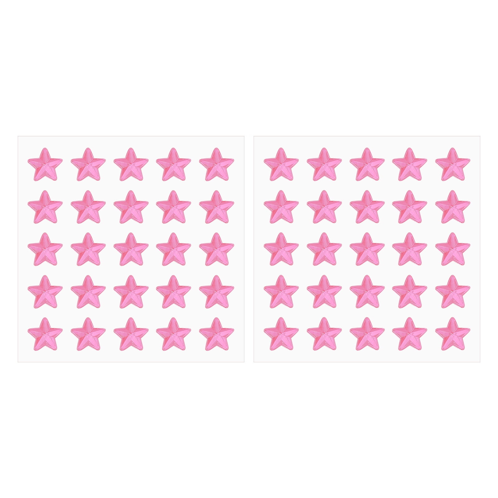 Uxcell Star Stickers, Self Adhesive Acrylic Star Rhinestones Jewel ...