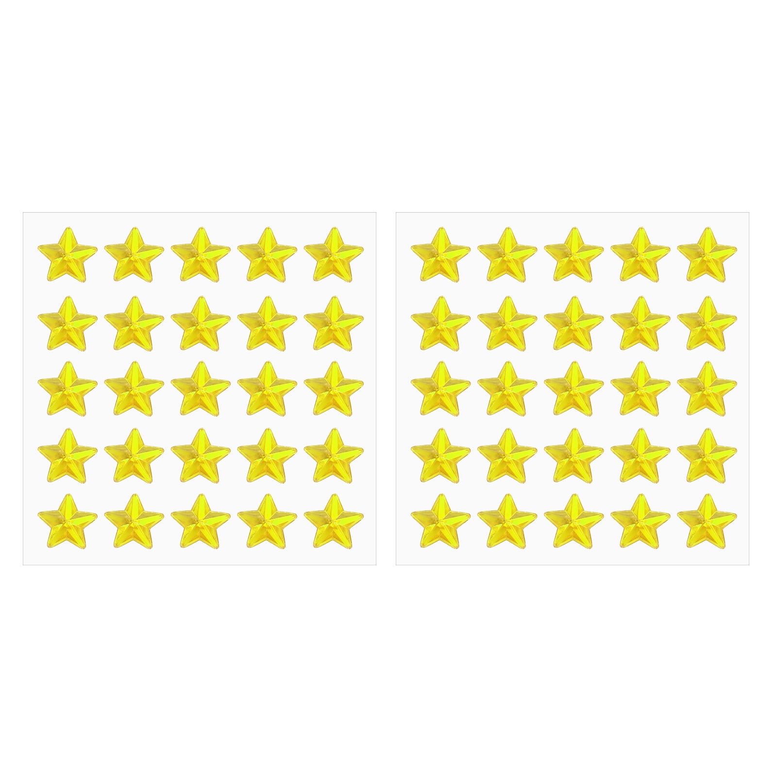 Uxcell Star Stickers, Self Adhesive Acrylic Star Rhinestones Jewel ...
