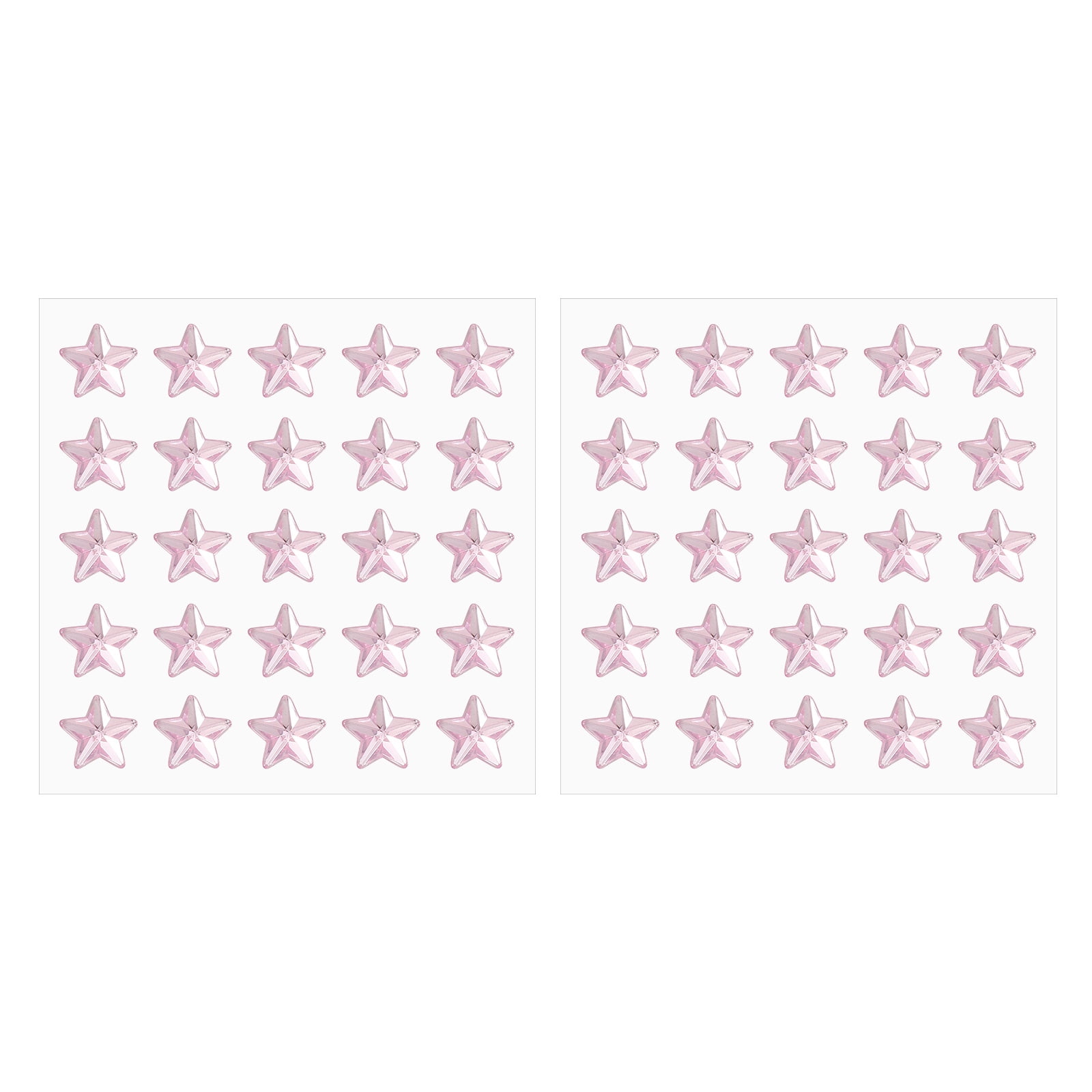 Uxcell Star Stickers, Self Adhesive Acrylic Star Rhinestones Jewel ...