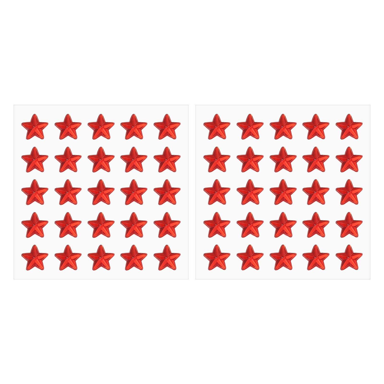 Uxcell Star Stickers, Self Adhesive Acrylic Star Rhinestones Jewel ...