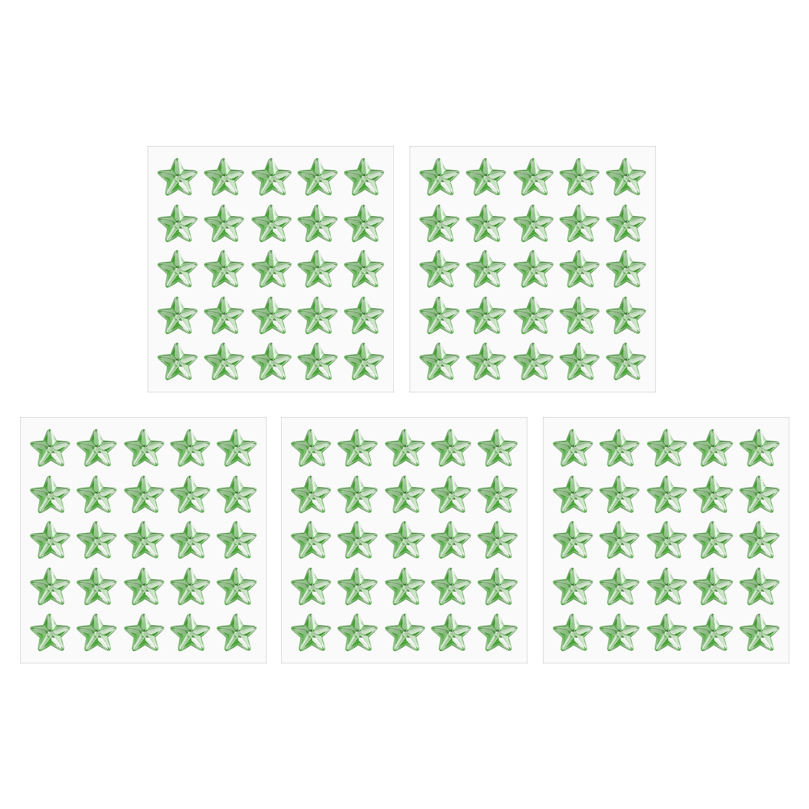 Uxcell Star Stickers, Self Adhesive Acrylic Star Rhinestones Jewel ...