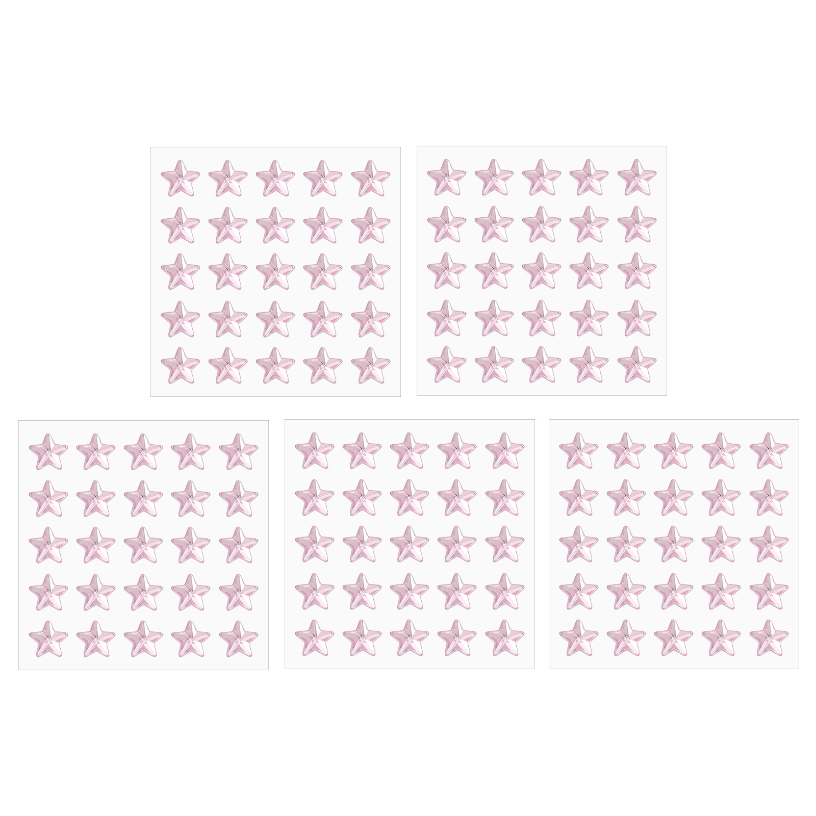 Uxcell Star Stickers, Self Adhesive Acrylic Star Rhinestones Jewel ...