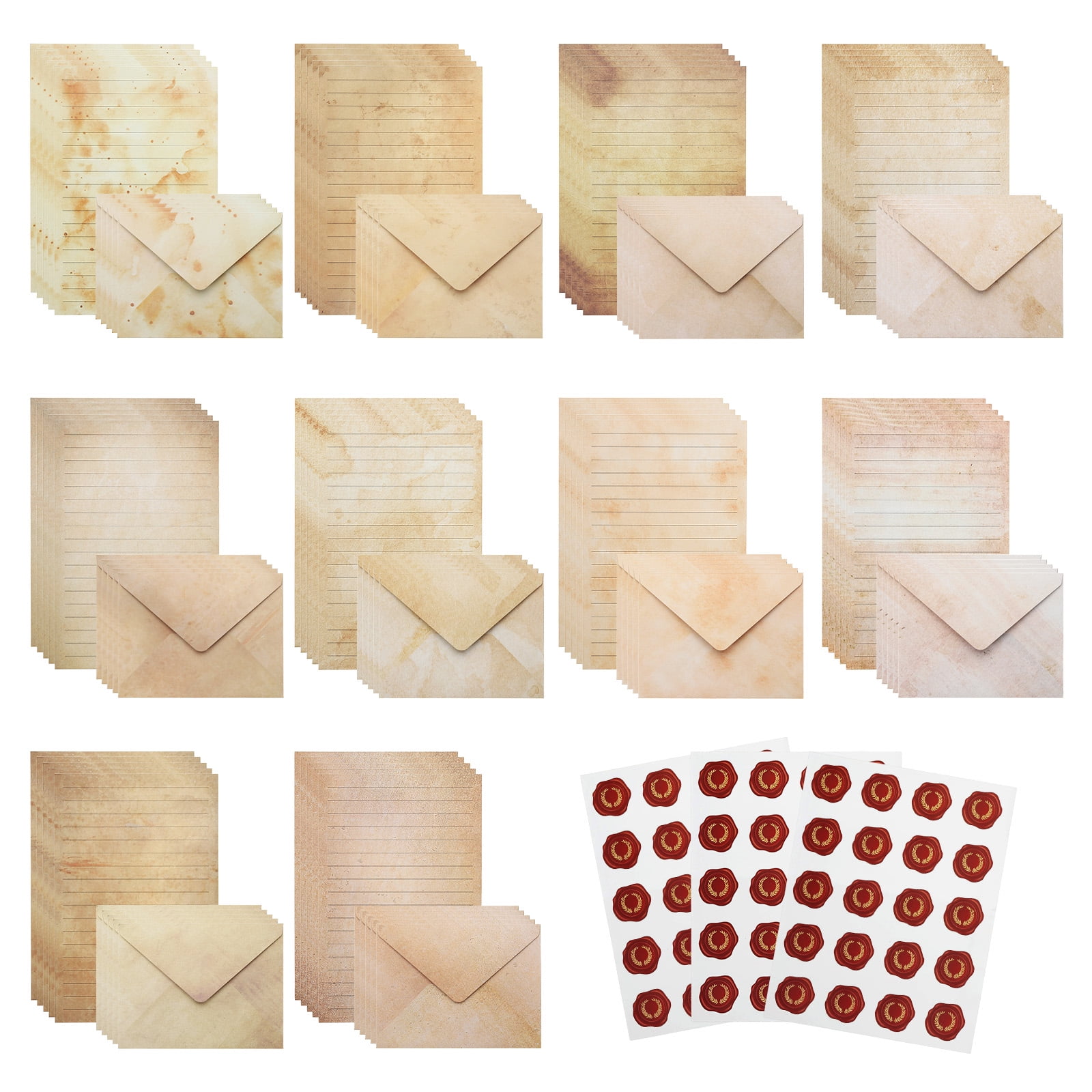 Stationery Paper and Envelopes Set, Writing Paper with Envelopes ...