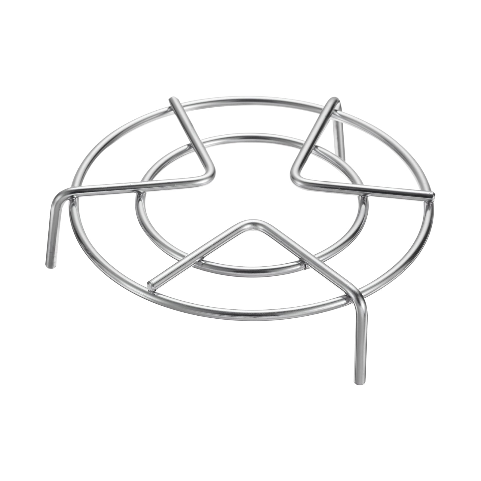 Uxcell Steam Rack 5.5" Dia Metal Trivets for Cooker, Silver Tone (1.2 ...