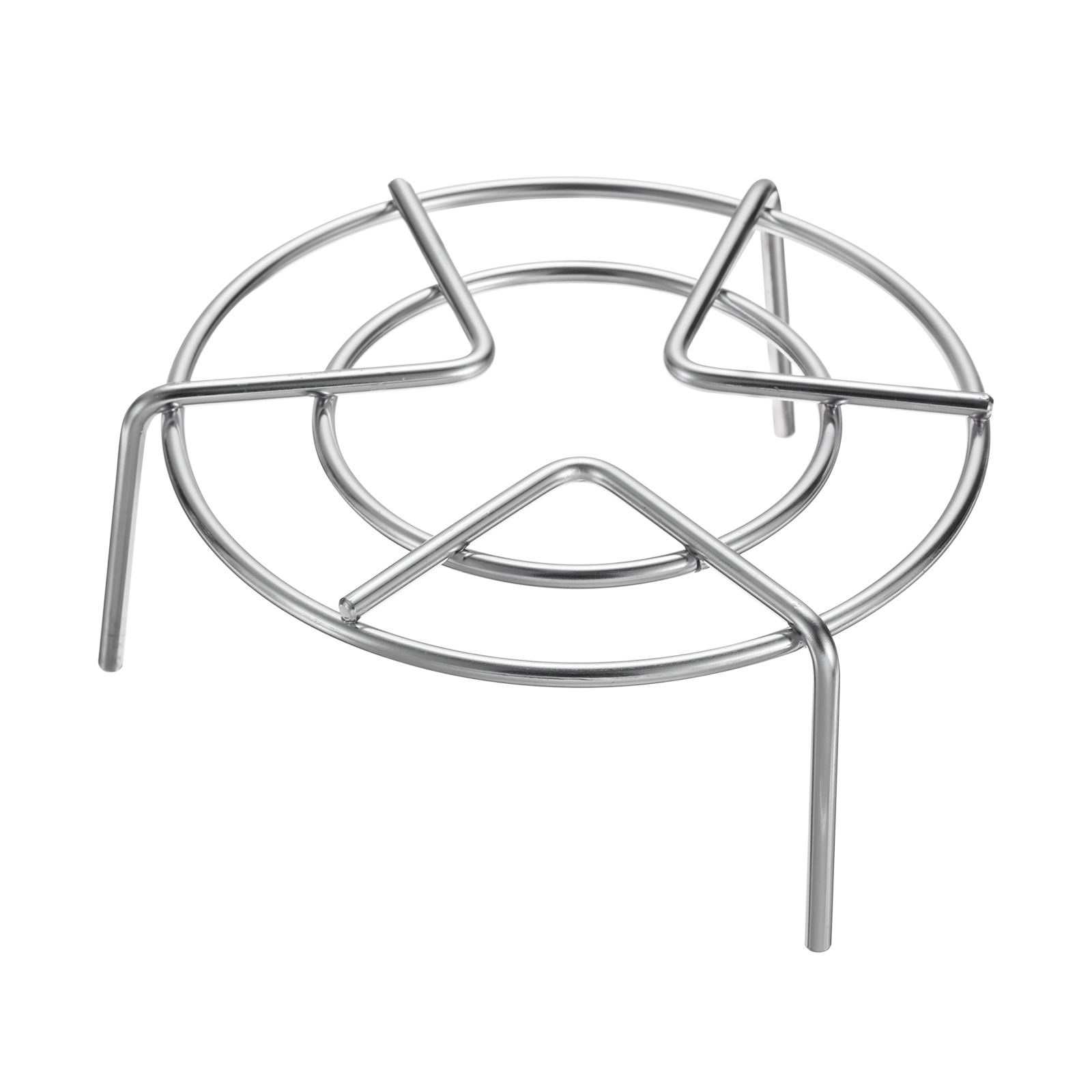 Uxcell Steam Rack 5.5" Dia Metal Trivets for Cooker, Silver Tone (2 ...