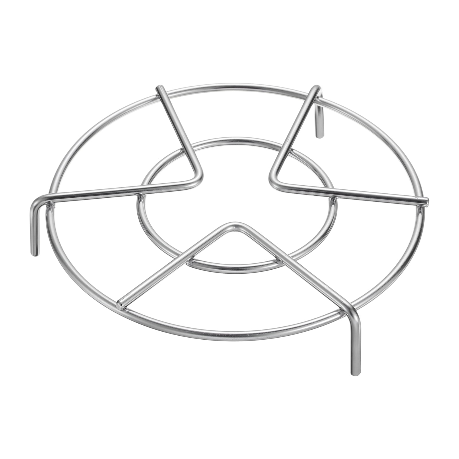 Uxcell Steam Rack 6.3" Dia Metal Trivets for Cooker, Silver Tone (1.2 ...