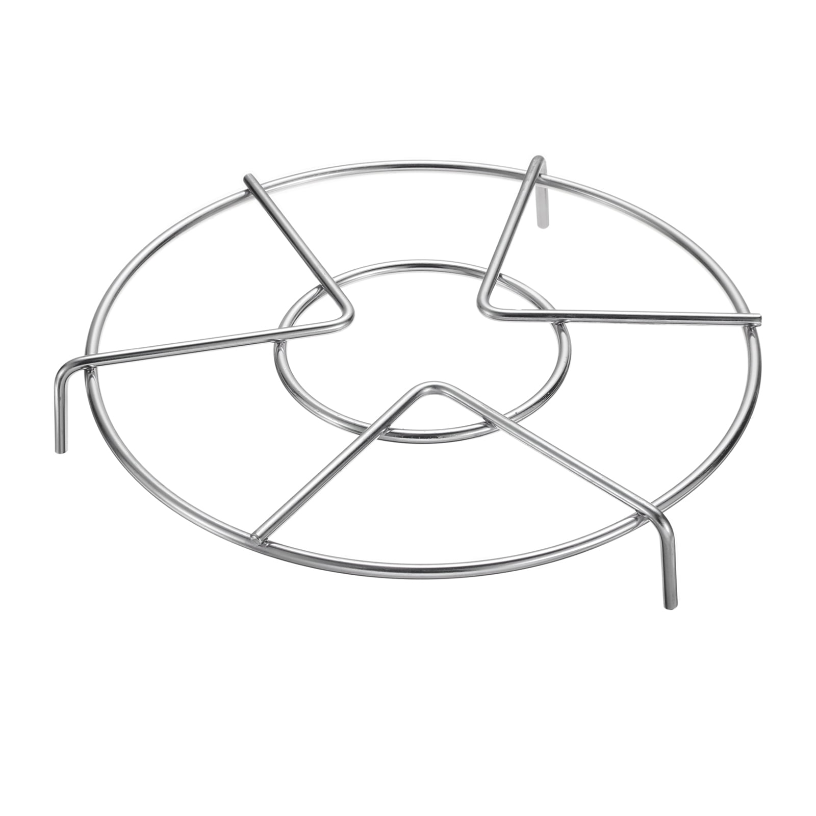 Uxcell Steam Rack 7.1" Dia Metal Trivets for Cooker, Silver Tone (1.2 ...